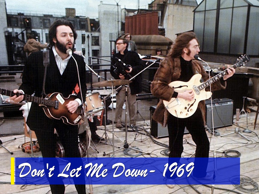 The Beatles - Don't Let Me Down - Released in 1969 - Tung