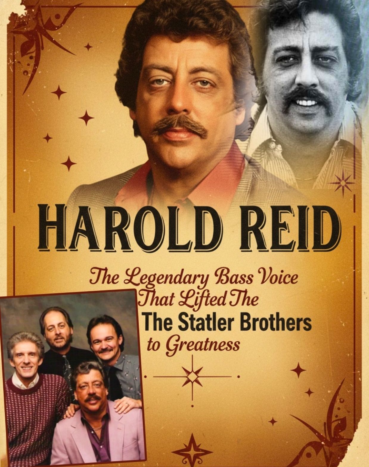 THE VOICE THAT BROKE THROUGH TIME — HAROLD REID’S LEGENDARY BASS STILL ...